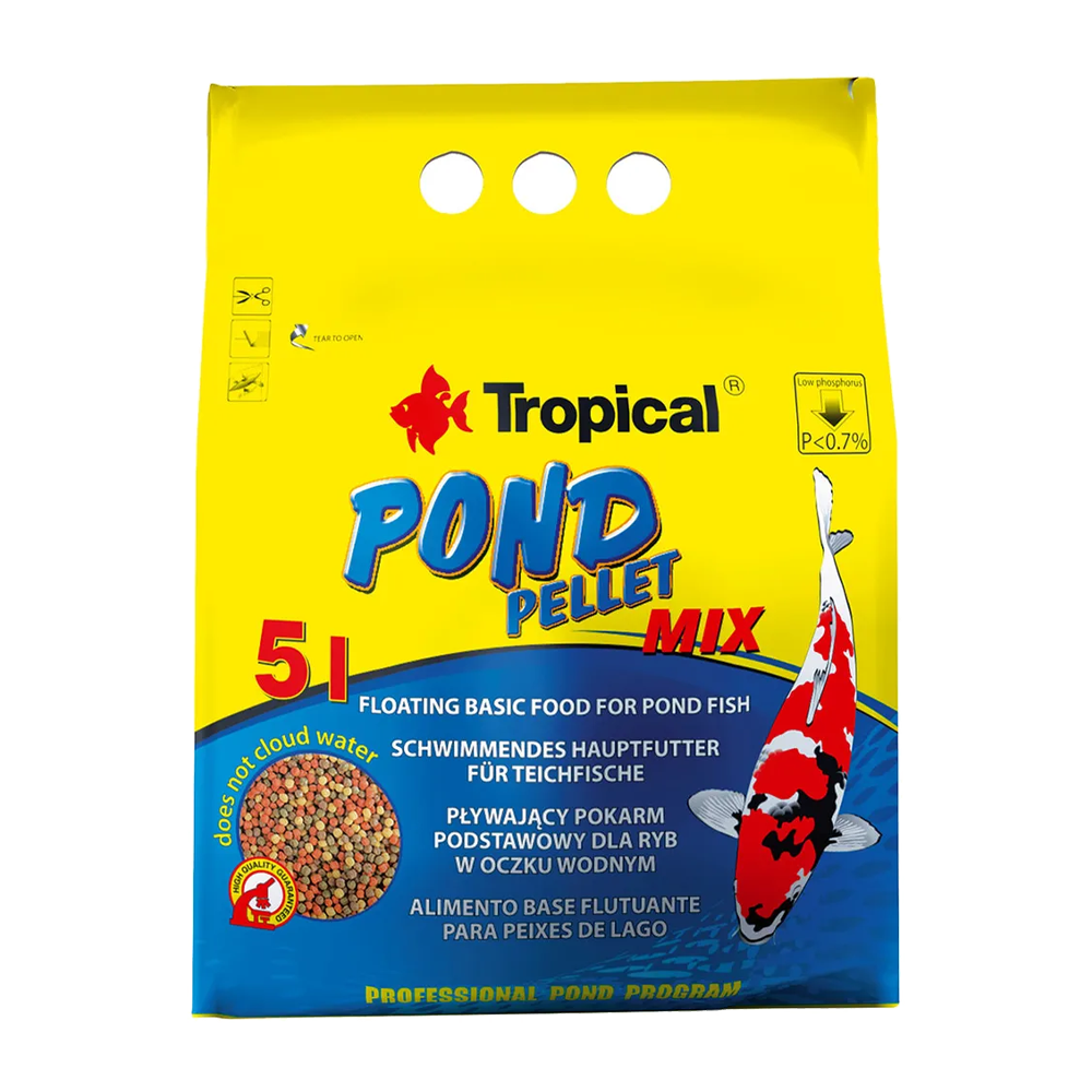 Tropical Pond Pellet Mix S - 5L/650G | Endast 169 kr! - Zoogiganten